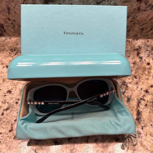 Tiffany & Co. | Accessories | Tiffany Co Tf421b Sunglasses Crystal Blue ...